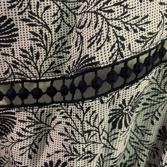 intro. | Tops | Intro Blue Color Block Peasant Boho Print Top Ps Nwt ...